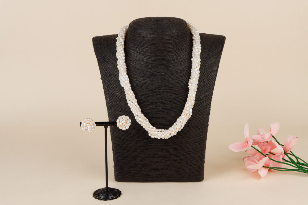 Fancy pearls mala set – Laxmi Pearls