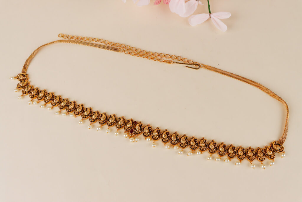 Golden Mekhala – Laxmi Pearls