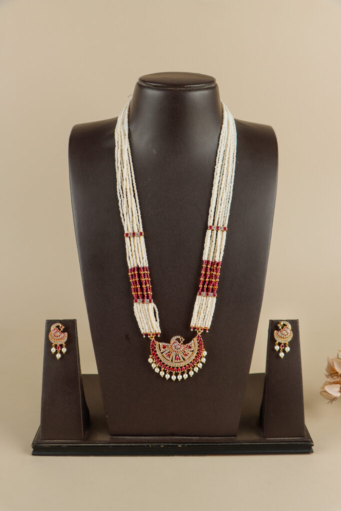 Pink Rani haar Set – Laxmi Pearls