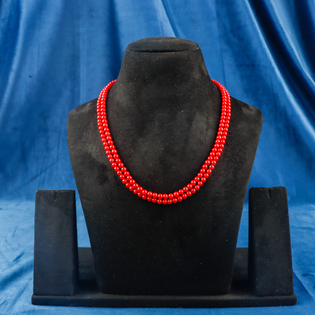 Coral Mala – Laxmi Pearls